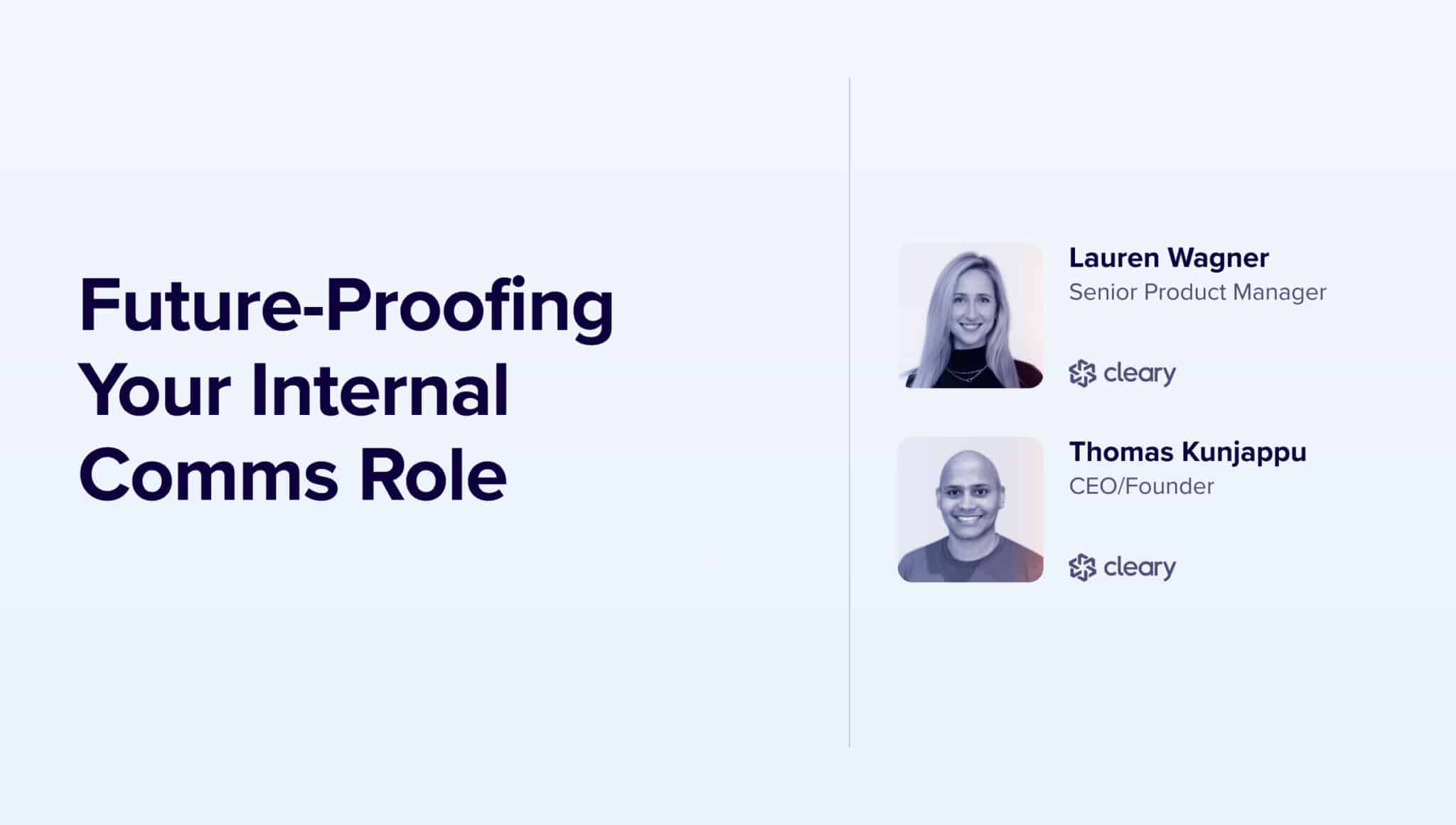 Future-Proofing Your Internal Comms Role - Cleary