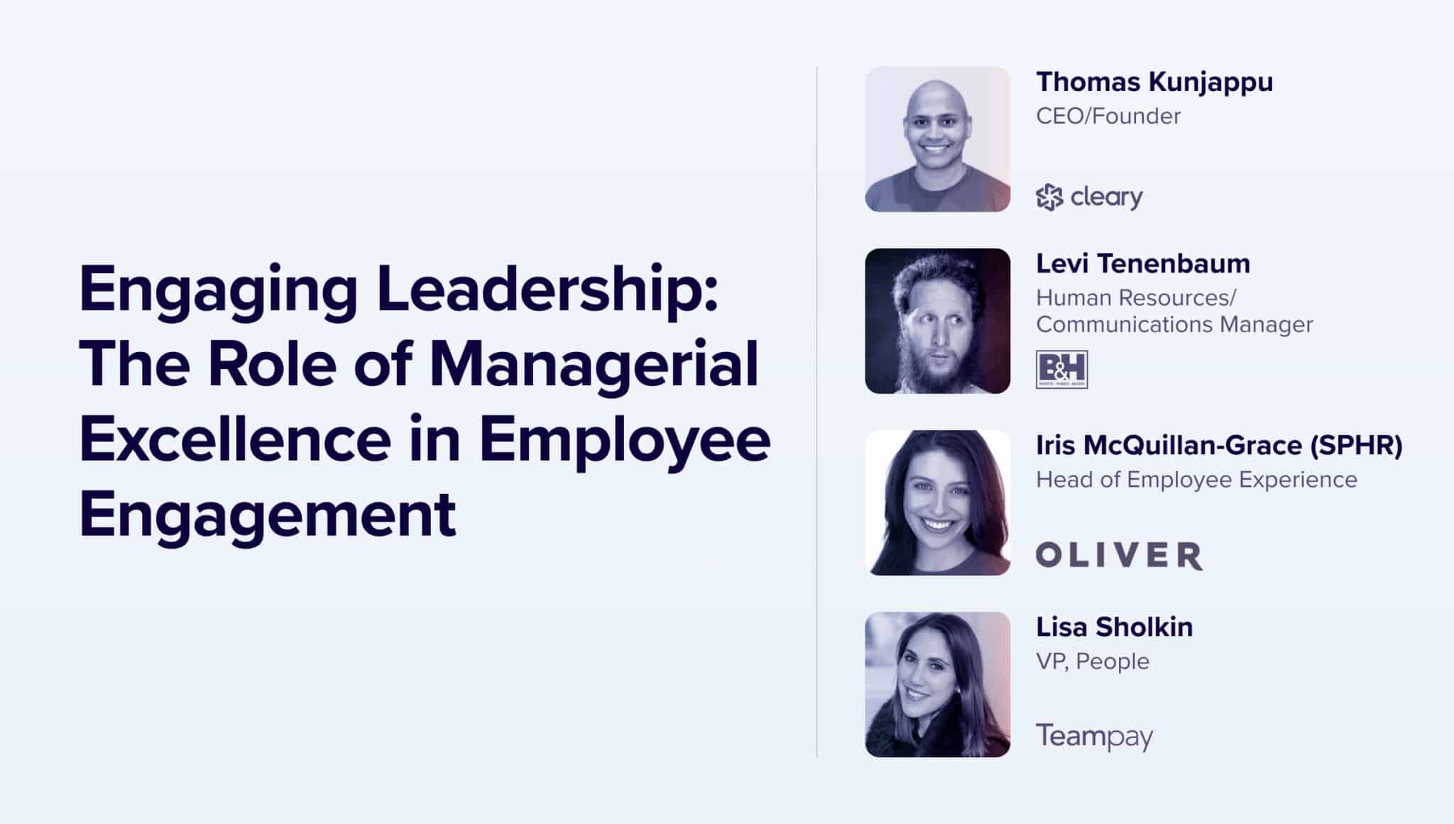 Driving Employee Engagement at Every Scale - Cleary