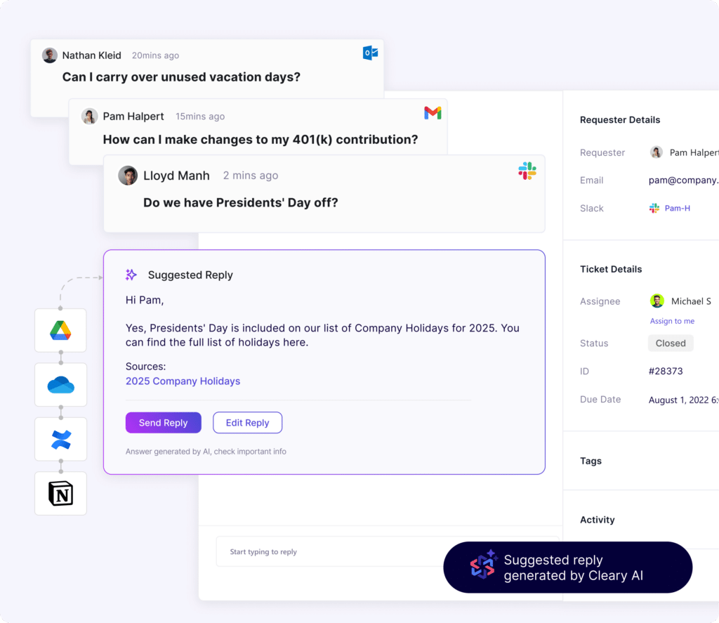 AI-Powered HR Ticketing System